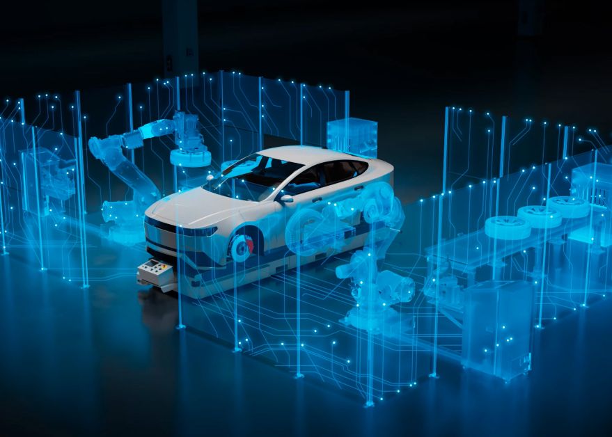 3D simulation of automated manufacturing